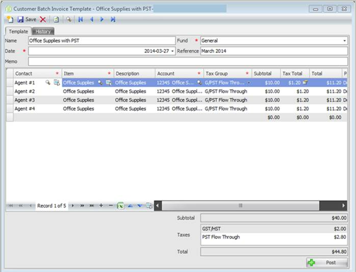 How To Handle PST on Agent Expenses (Customer Batch Invoicing ...